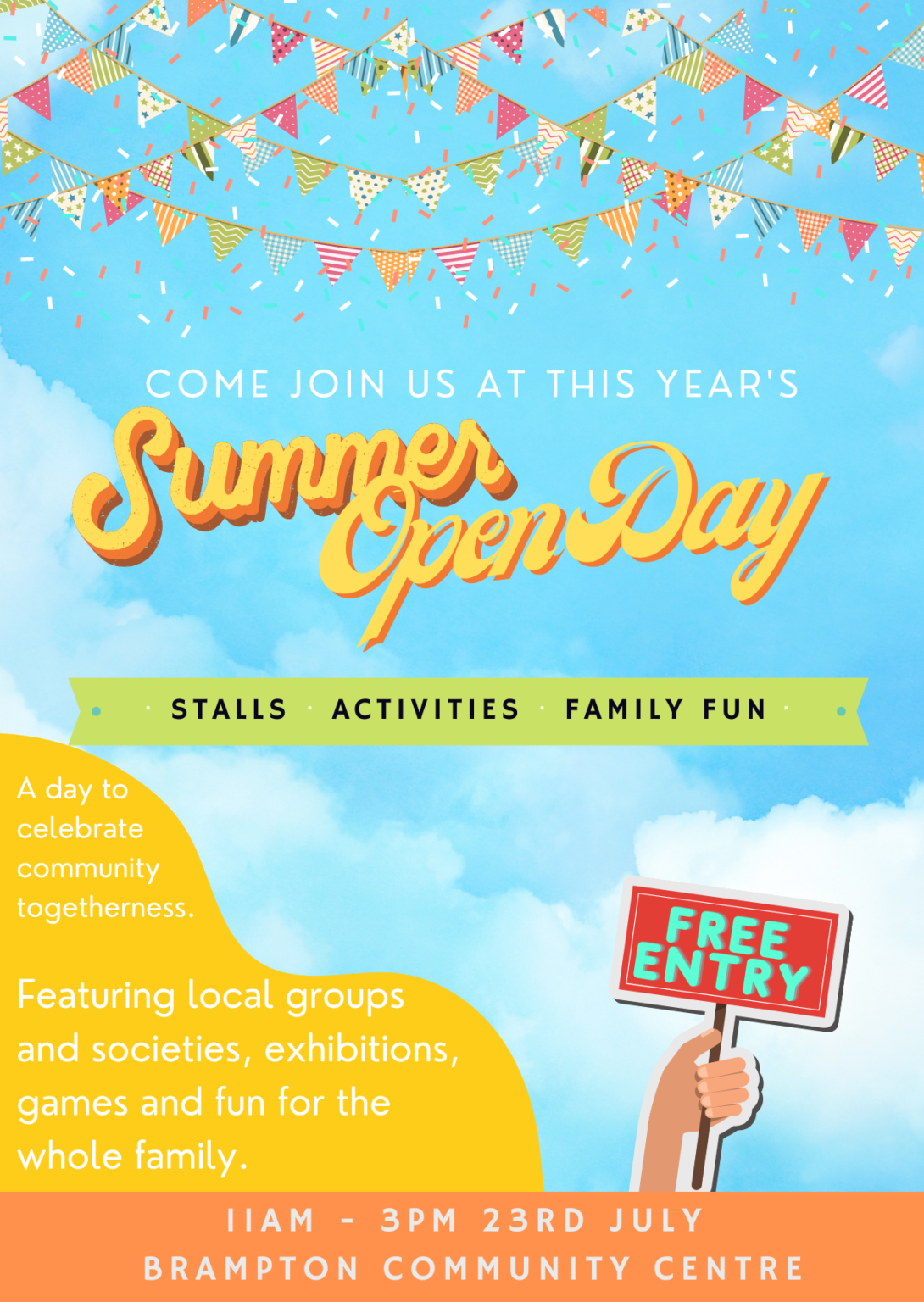 Summer Open Day - Brampton Community Centre