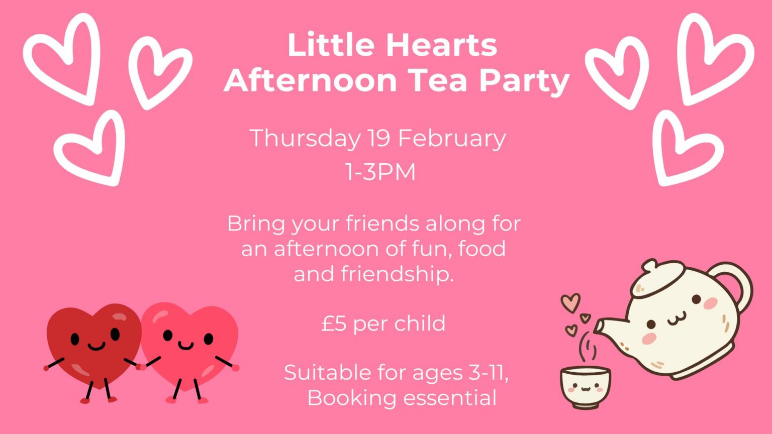 Little Hearts Afternoon Tea Party – Brampton Community Centre