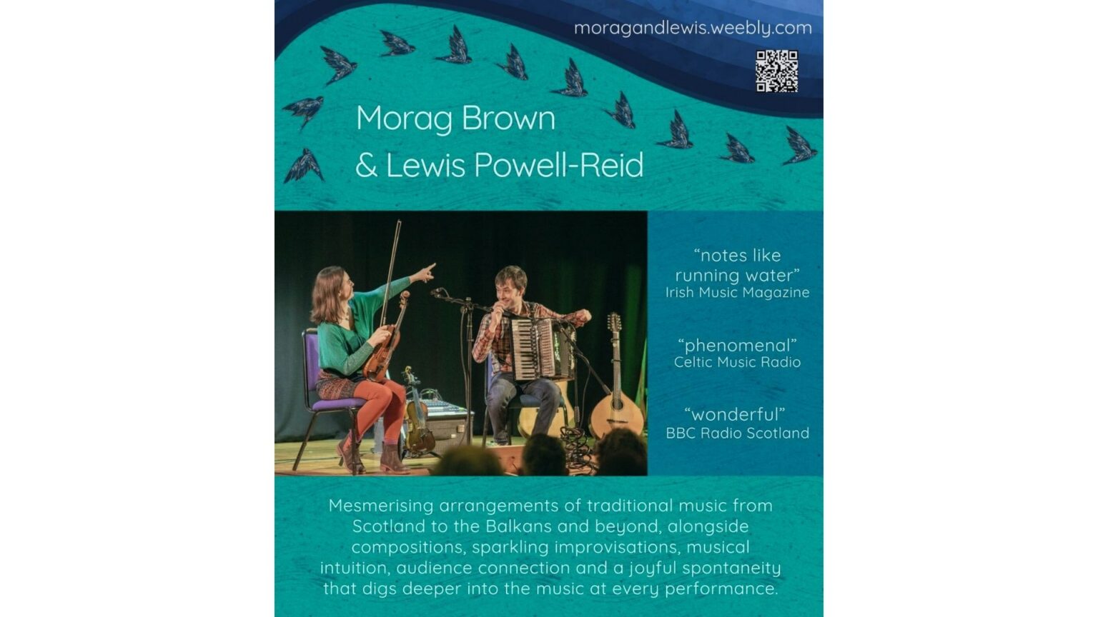 Morag Brown & Lewis Powell-Reid Folk Music Concert – Brampton Community ...